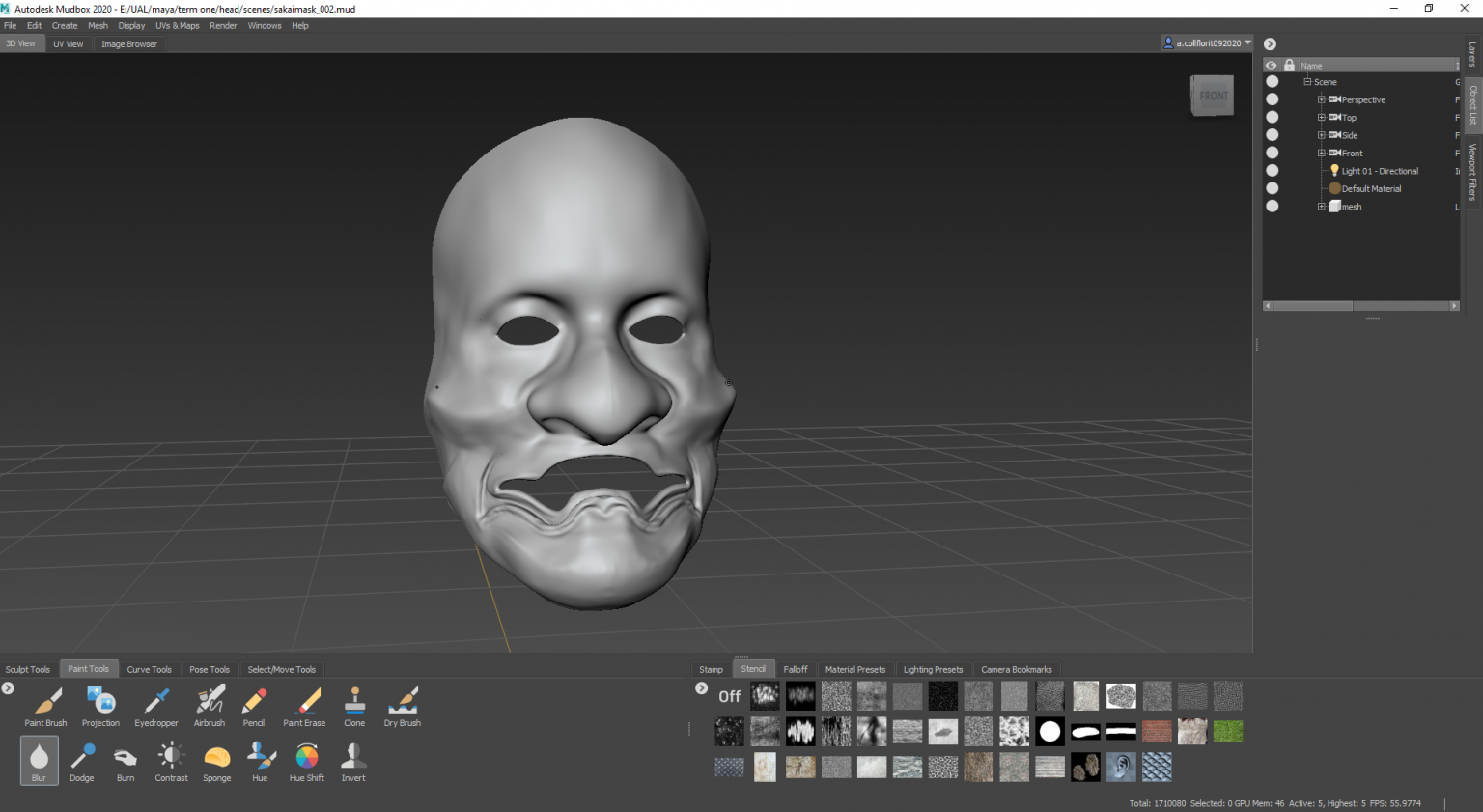 MAYA MASK – ANTONI COLL