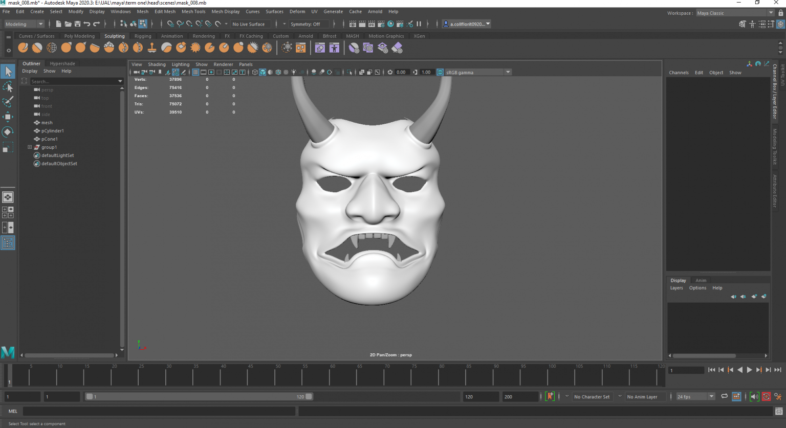MAYA MASK – ANTONI COLL