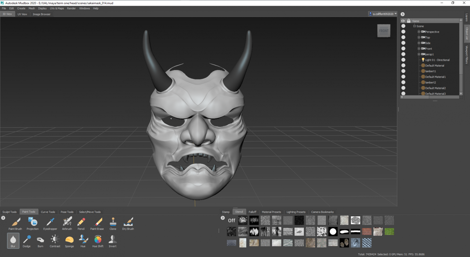 MAYA MASK – ANTONI COLL